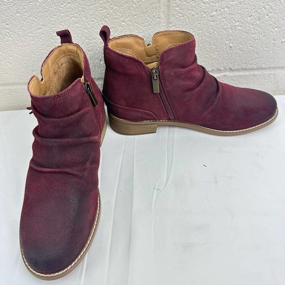 Earth | Shoes | New Earth Womens Nadya Round Toe Casual Booties In Dark ...